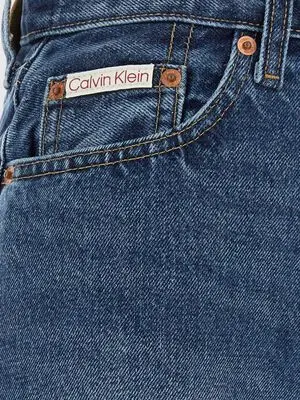 Calvin Klein High-waisted Flare Jeans In Cotton Denim With Five Pockets