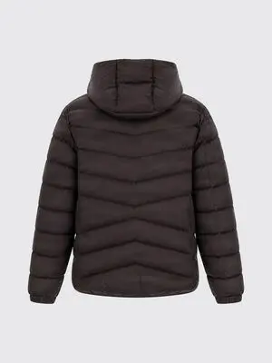COLMAR Short Quilted Nylon Down Jacket With Hood And Logo