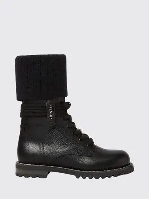 Fendi Flat Ankle Boots Colour - Black