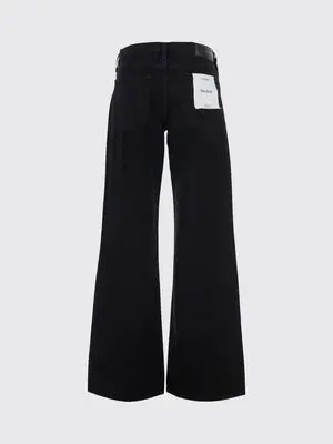 FRAME The Gray Wide-leg Jeans In Regenerative Cotton With A Mid-rise Waist