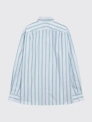 JW Anderson Striped Cotton Shirt With French Collar And Long Sleeves