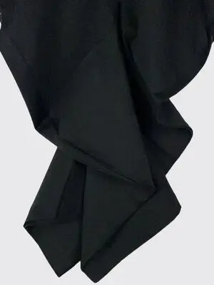 RÓHE Relaxed-fit Cotton And Silk Blend T-shirt With Asymmetrical Hem - Black
