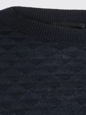Giorgio Armani Pure Virgin Wool Long-sleeved Crewneck Sweater