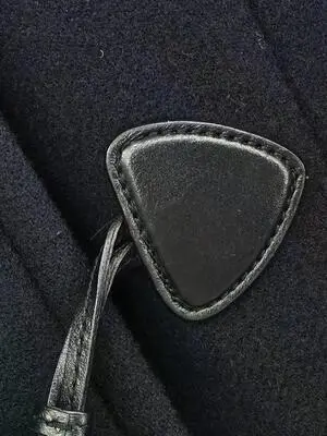 Miu Miu 2016 Duffel Toggle-fastening Hooded Coat