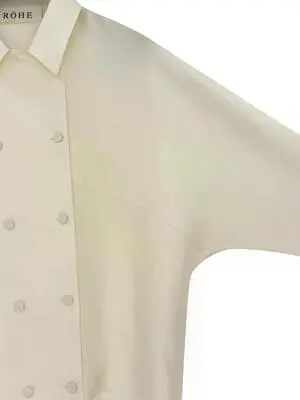RÓHE Double-breasted Silk Top