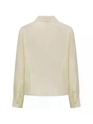 RÓHE Double-breasted Silk Top