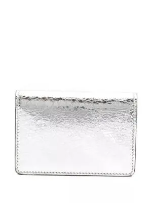 HIDESINS Crinkled-finish Cardholder - Silver