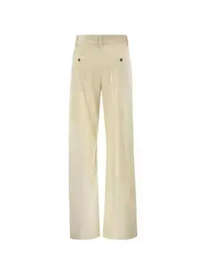 Max Mara Corduroy Wide-leg Trousers - Neutrals