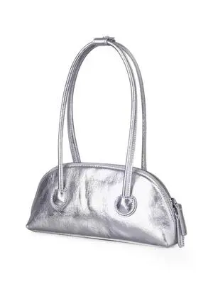 MARGESHERWOOD Mini Crinkled-leather Crescent Tote Bag