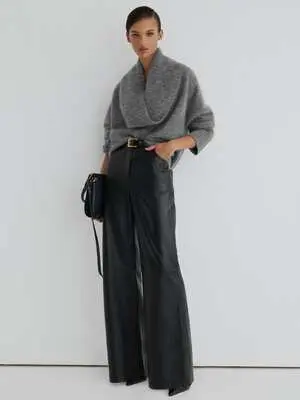 ATELIER Brushed Cashmere Cowl-neck Jumper