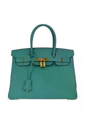 Hermès 2019 30 Birkin Tote Bag - Blue