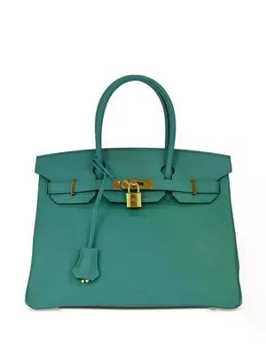 Hermès 2019 30 Birkin Tote Bag - Blue