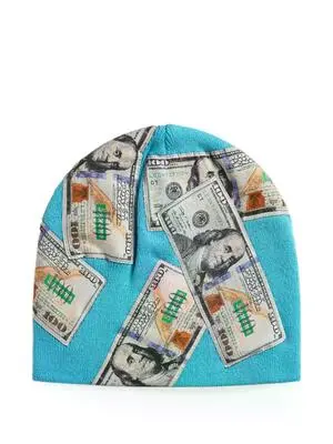 Supreme Money Beanie Hat - Blue