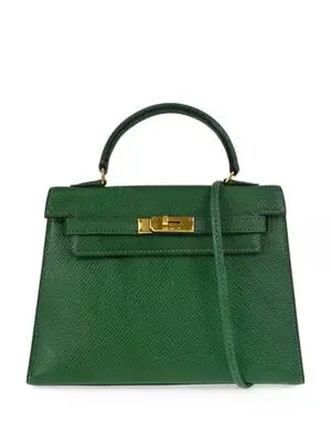 Hermès 1992 Mini Kelly 15 Tote Bag - Green
