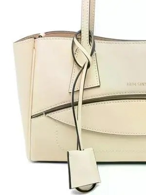 HIDESINS Layered-panel Leather Tote Bag