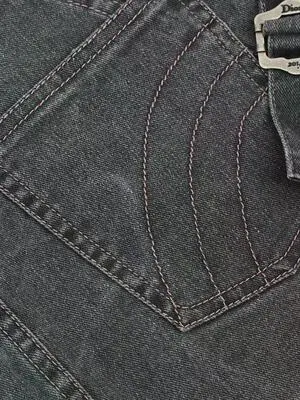 Dior Button-front Denim Mini Skirt