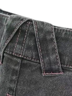 Dior Button-front Denim Mini Skirt