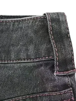 Dior Button-front Denim Mini Skirt
