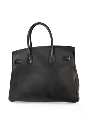 Hermès 2010 30 Birkin Tote Bag - Black