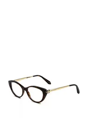 BVLGARI Serpenti Cat-eye Glasses - Brown
