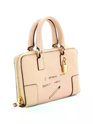 Loewe Amazona Pouch Crossbody Bag Printed Leather Satchel