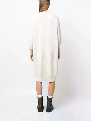 Brunello Cucinelli Round-neck Ribbed-knit Dress