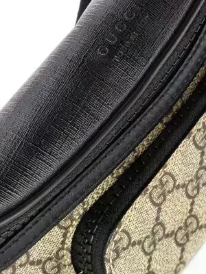 Gucci Eden Waist Bag Gg Coated Canvas Medium Belt Bag