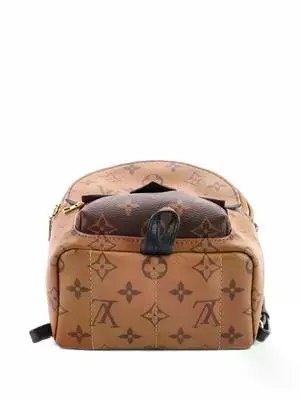 LOUIS VUITTON Palm Springs Reverse Monogram Canvas Mini Backpack - Brown