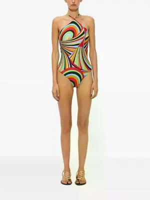 Emilio Pucci Iride Print Swimsuit