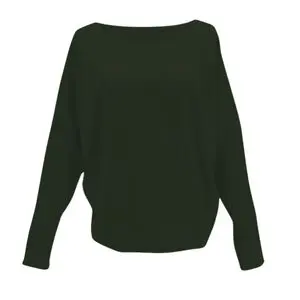 BIRDIE & CLAIRE Molly Boatneck Sweater Forest