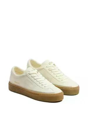 HIDE&JACK Retro Croc-effect Platform Sneakers - White