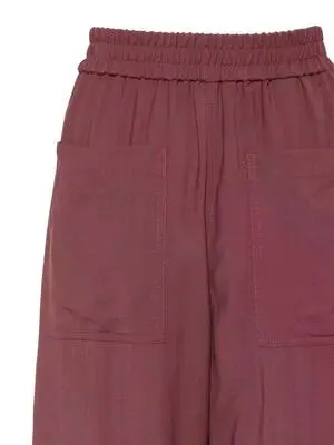 Brunello Cucinelli Elasticated-waistband Wide-leg Trousers