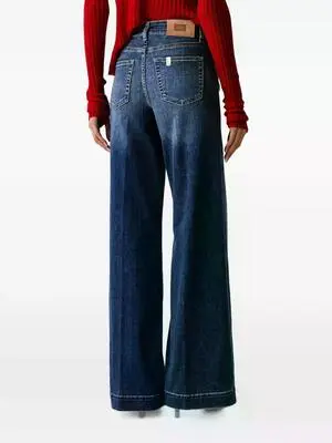 Liu Jo Faded Flared Jeans