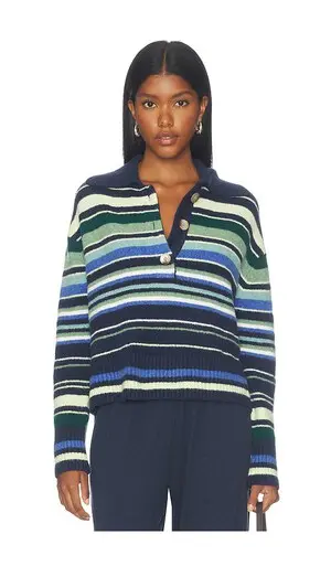 Free People Trading Up Stripe Pullover In . Also - Navy