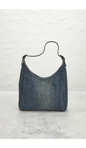 FWRD RENEW Fendi Denim Hobo Bag - Blue