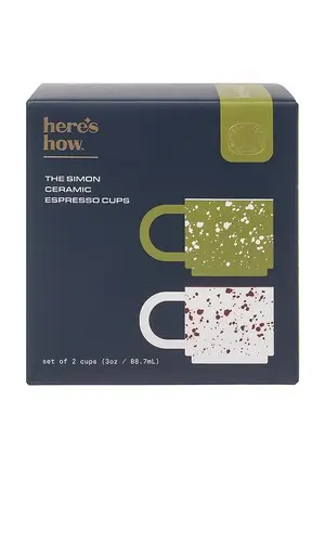 HERE'S HOW The Simon Expresso Cups