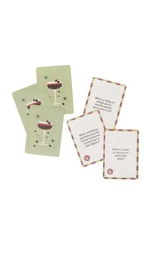 HERE'S HOW Cocktail Hour Conversation Cards - Multi