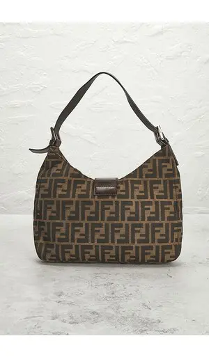 FWRD RENEW Fendi Zucca Hobo Bag