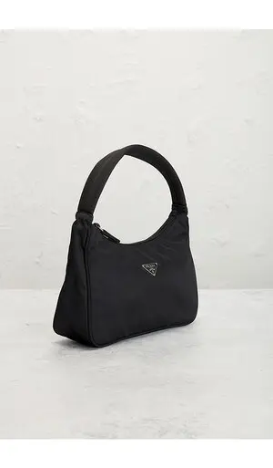 FWRD RENEW Prada Tessuto Mini Sport Hobo Bag
