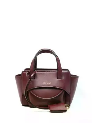 HIDESINS Logo-print Leather Mini Bag - Red