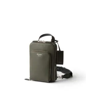 Prada Saffiano Leather Backpack - Forest