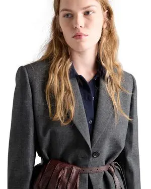 Prada Cashmere Polo Sweater - Navy