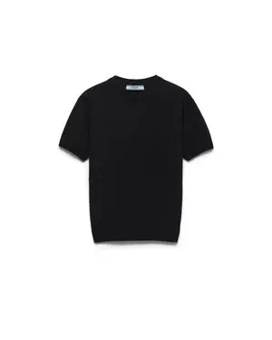PRADA Short-sleeved Cashmere Sweater