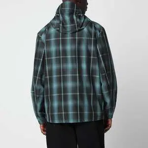 MONCLER X FRGMT Black And Green Jitsuyō Windbreaker In Technical Fabric