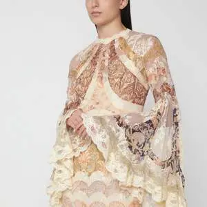 Zimmermann Valiant Silk Evening Dress
