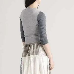PEACHY DEN Colourblock Cardigan