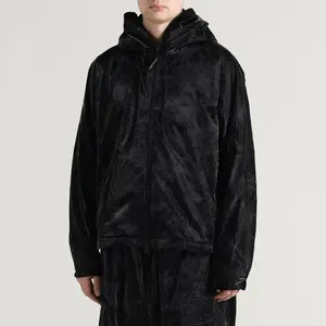 Y3 Marble Nylon Hoodied Coat
