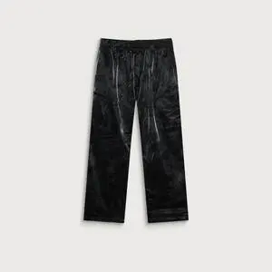 Y3 Marble Nylon Tapered Pant - Black