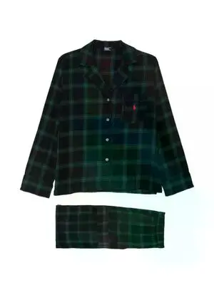 Polo Ralph Lauren Plaid Flannel Pajamas - Blue