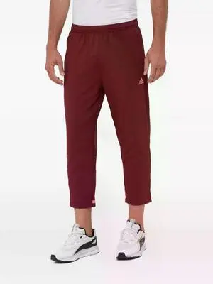 Adidas Elasticated-waist Track Pants - Red